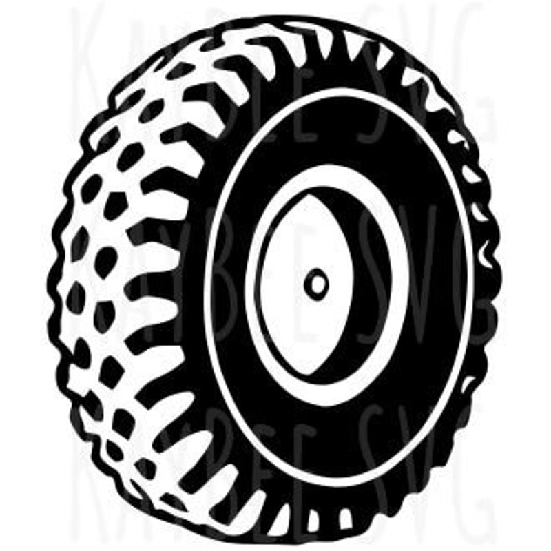 Truck Tire Svg - Etsy