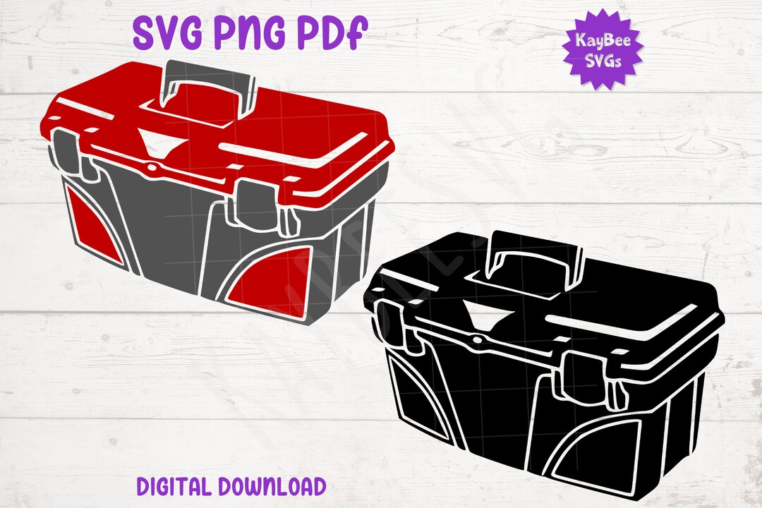 Toolbox SVG PNG PDF Clipart Digital Cut File Download for Cricut ...