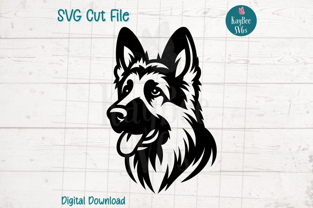 German Shepherd SVG, PNG, Cricut, Silhouette Cut Files (digital) - Etsy