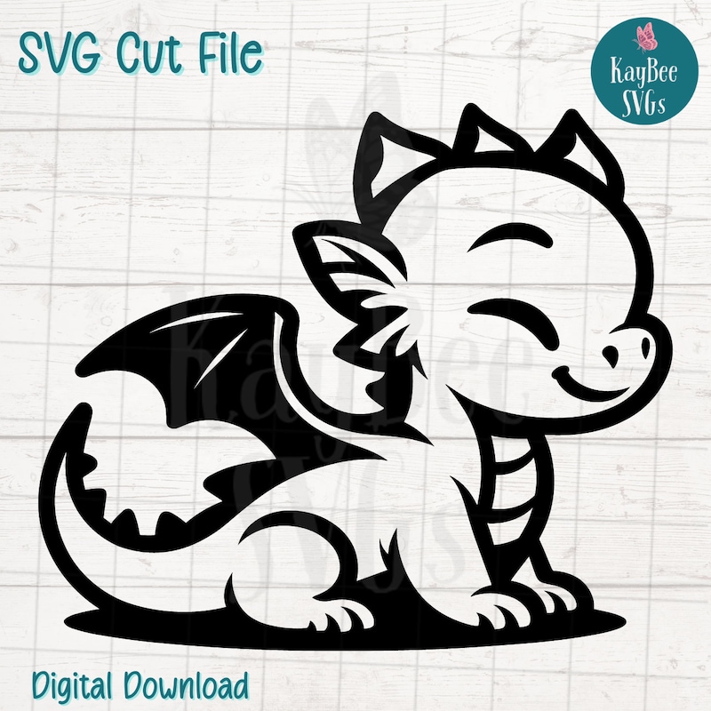 Dragon Svg File - Etsy