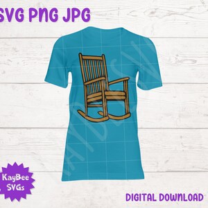 Rocking Chair SVG PNG JPG Clipart Digital Cut File Download - Etsy