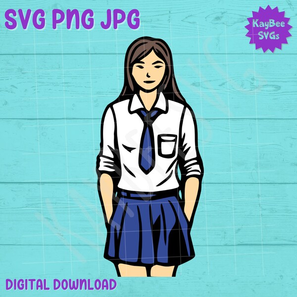 School Uniform Svg - Etsy