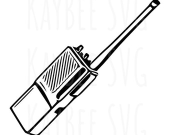 Handheld Radio Svg - Etsy