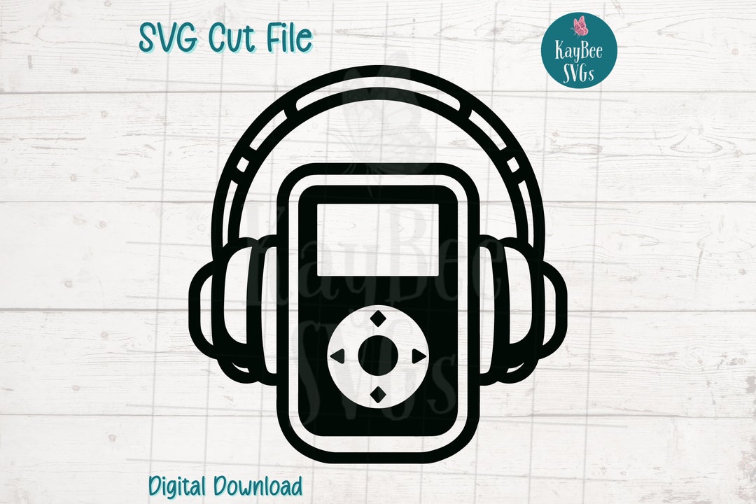 Mp3 Player SVG Cut File for Cricut, Silhouette, Digital Download ...