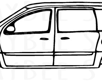 Van Svg Clipart - Etsy
