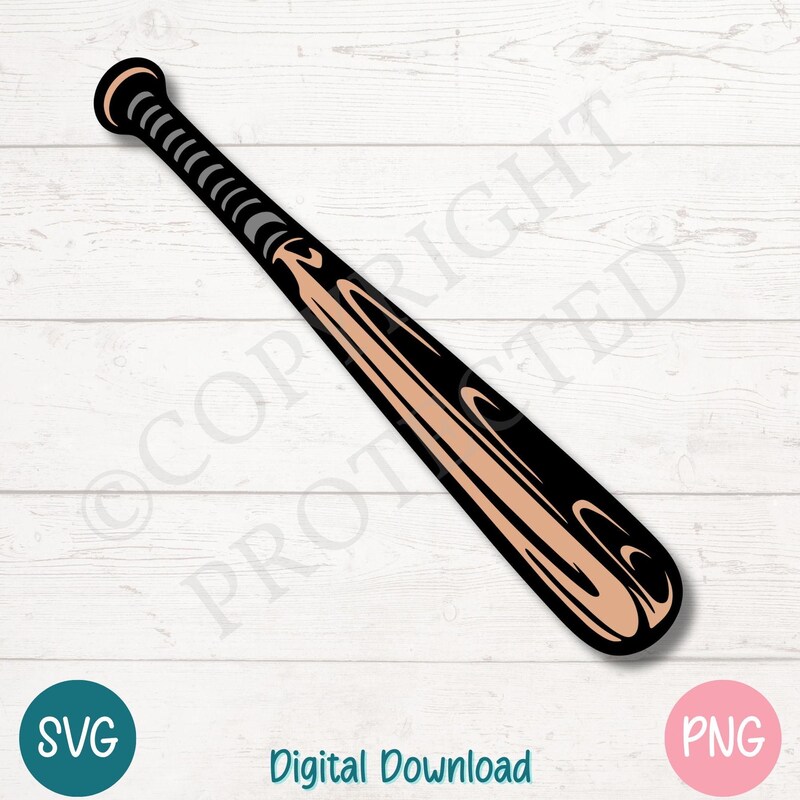 Baseball Bat Svg - Etsy