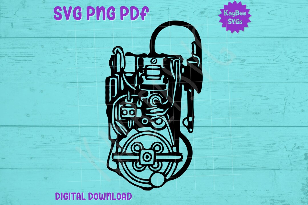 Proton Pack SVG PNG PDF Clipart Digital Cut File Descargar - Etsy España