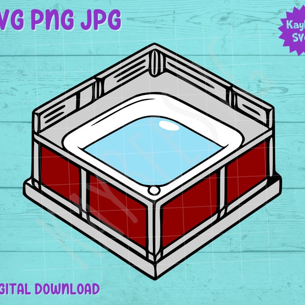 Tub Svg - Etsy