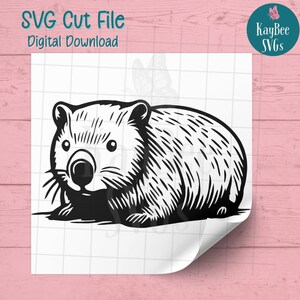 Wombat SVG Cut File for Cricut, Silhouette, Digital Download, Printable ...