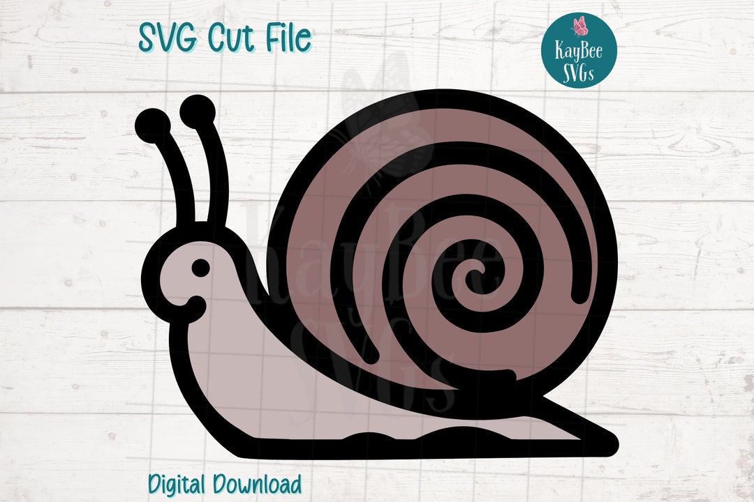 Snail SVG PNG Garden Clipart for Nature Lovers and Slow Life Crafts ...