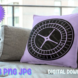 Roulette Wheel SVG PNG Clipart Digital Cut File Download for Cricut ...