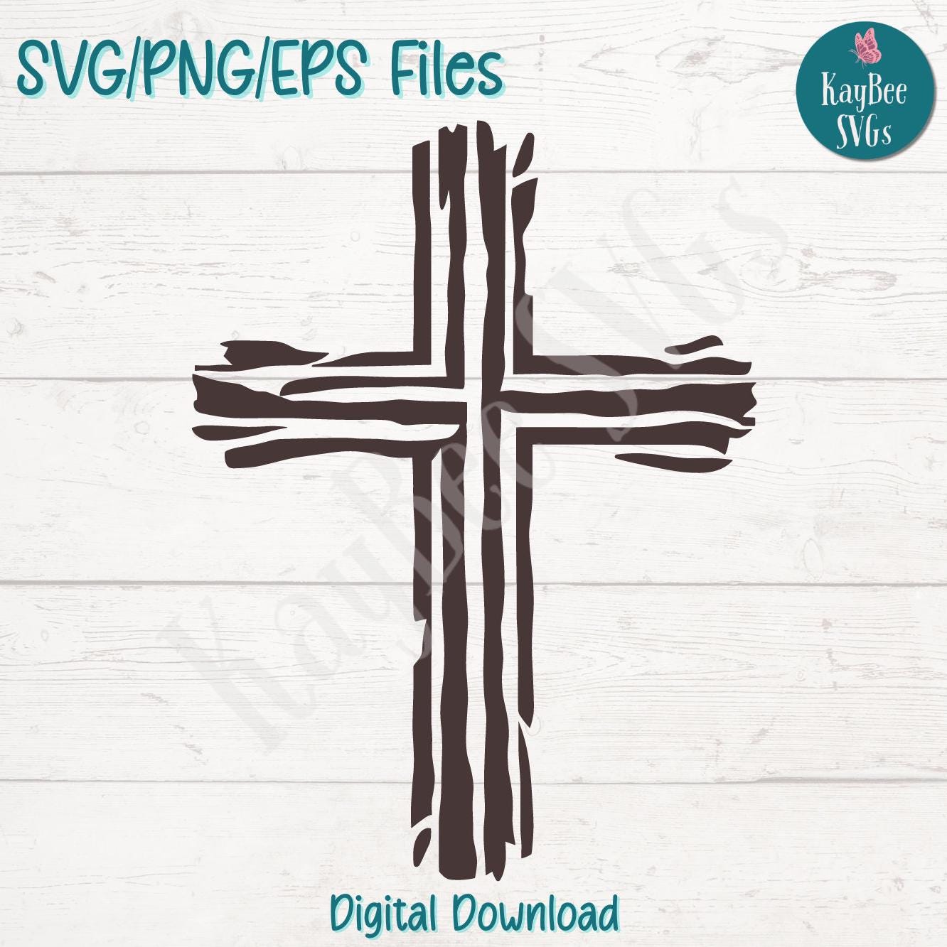 Rugged Cross SVG PNG Clipart Cut Files for Cricut, Silhouette, Laser ...