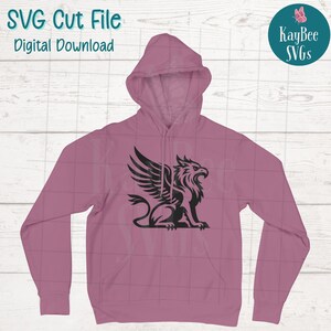 Griffin SVG Cut File for Cricut, Silhouette, Digital Download ...