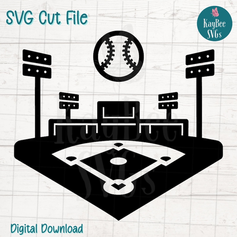 Baseball Diamond Svg - Etsy