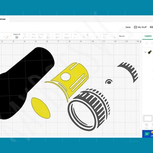 Flashlight Torch SVG PNG PDF Clipart Digital Cut File Download - Etsy