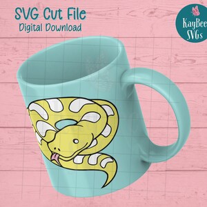 Boa Constrictor Snake SVG Cut File for Cricut, Silhouette, Digital ...