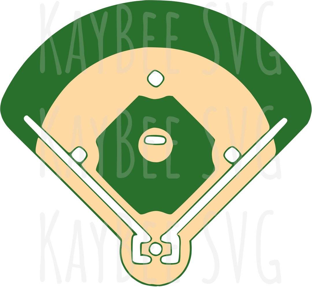 Baseball Diamond SVG PNG JPG Clipart Digital Cut File Download - Etsy ...