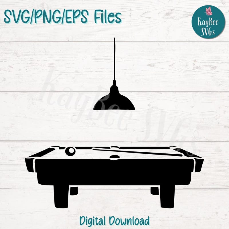 Pool Table Svg - Etsy