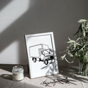 Commercial Moving Box Truck SVG PNG Jpg Clipart Digital Cut - Etsy