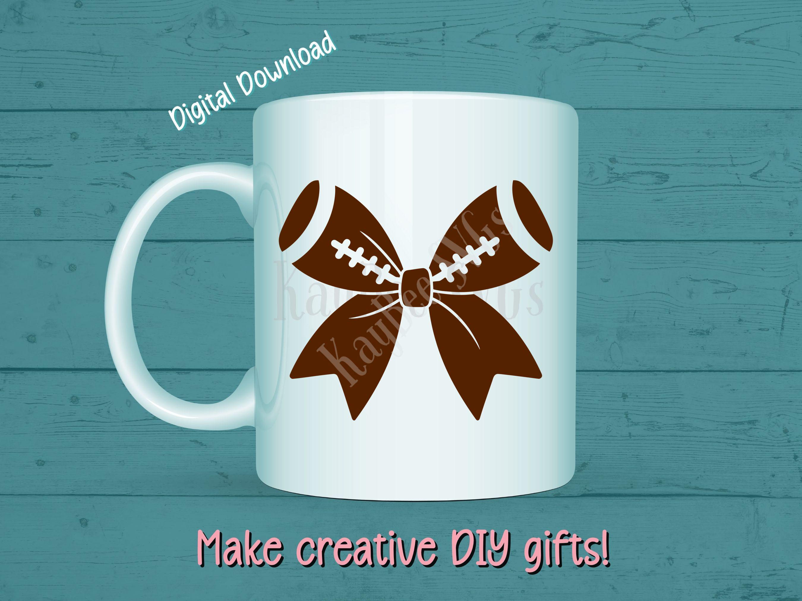 Football Cheer Bow SVG: Clipart Cut Files (digital Download, Commercial ...