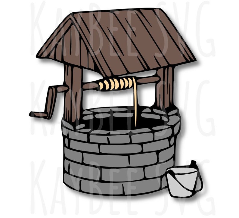 Water Well SVG PNG JPG Clipart Digital Cut File Download for - Etsy