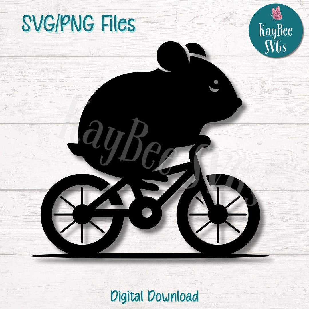 Hamster on Bike SVG, PNG, Cricut, Silhouette (digital Download) - Etsy