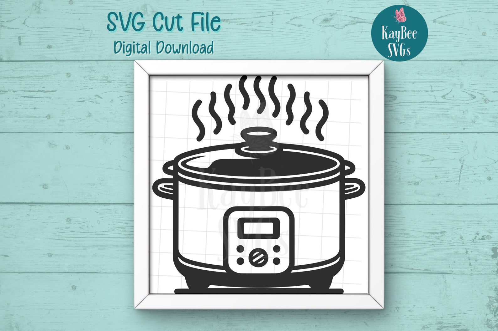 Electric Slow Cooker SVG, Cricut Silhouette Cut File (digital Download ...