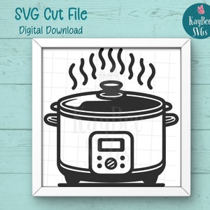 Electric Slow Cooker SVG, Cricut Silhouette Cut File (digital Download ...