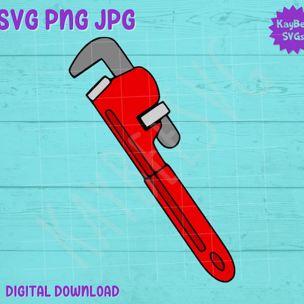 Pipe Wrench Svg - Etsy