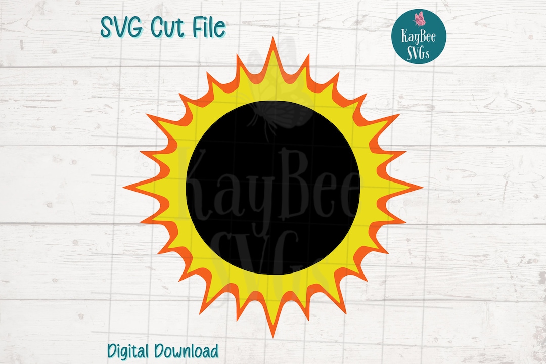 Solar Eclipse SVG PNG Celestial Clipart for Science and Astronomy ...