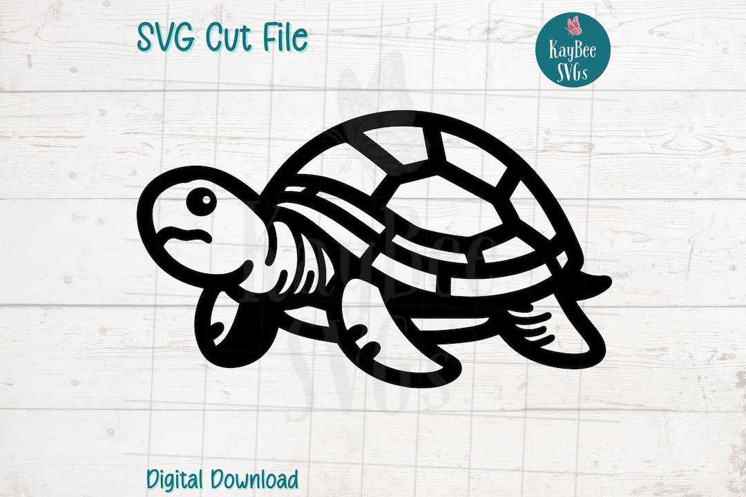 Turtle SVG PNG EPS Cut Files for Cricut, Digital Download, Laser ...
