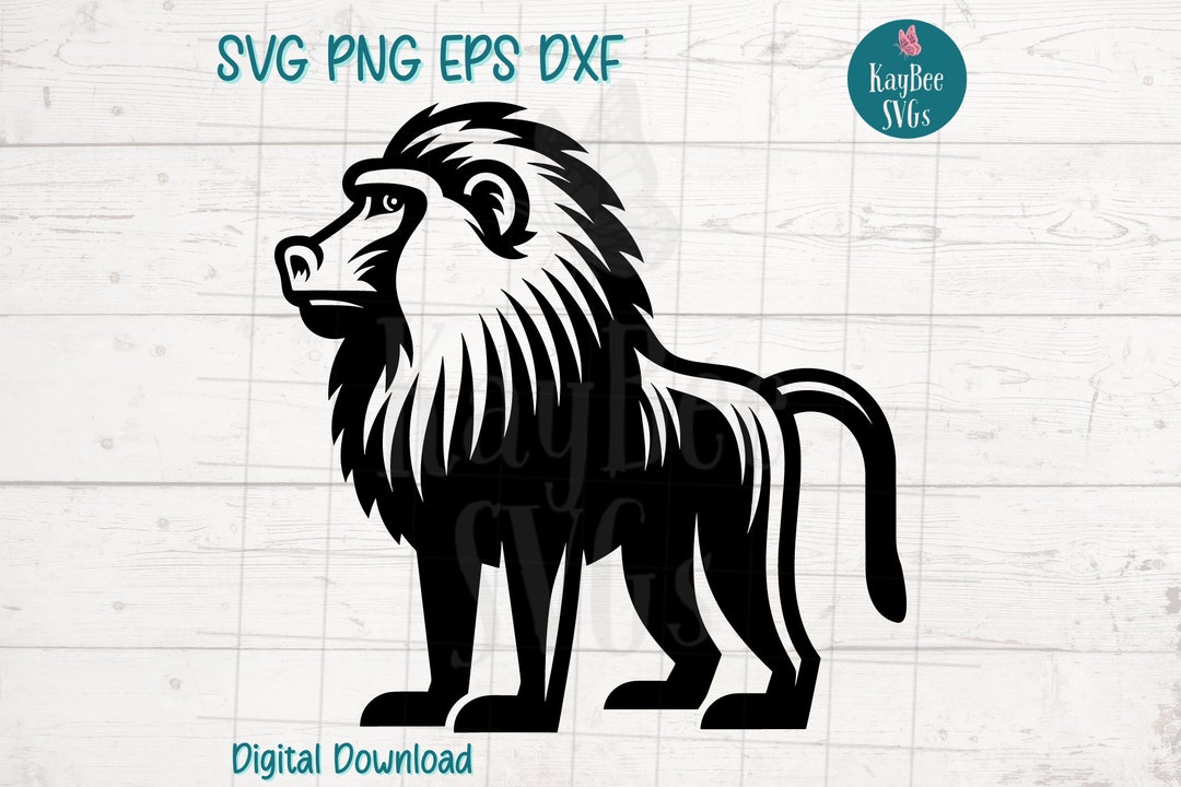 Baboon SVG Cut Files Bundle for Cricut, Silhouette, Digital Download ...