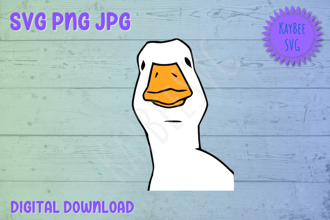 Peeking Duck SVG PNG JPG Clipart Digital Cut File Download for Cricut ...