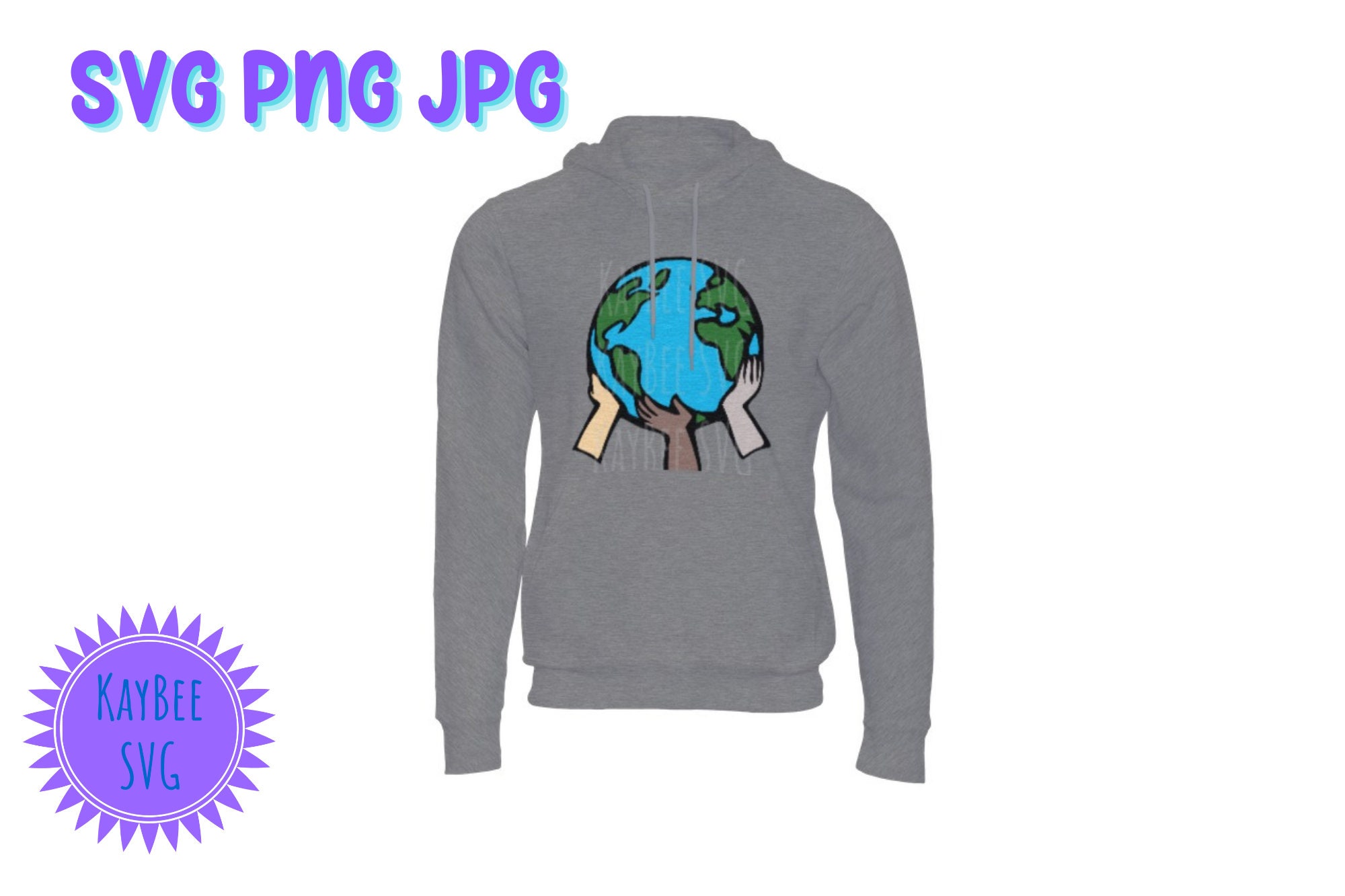 World in Union Earth Globe SVG PNG JPG Clipart Digital Cut - Etsy