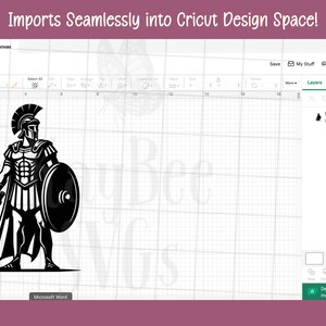 Roman Centurion SVG Cut File for Cricut, Silhouette, Digital Download ...