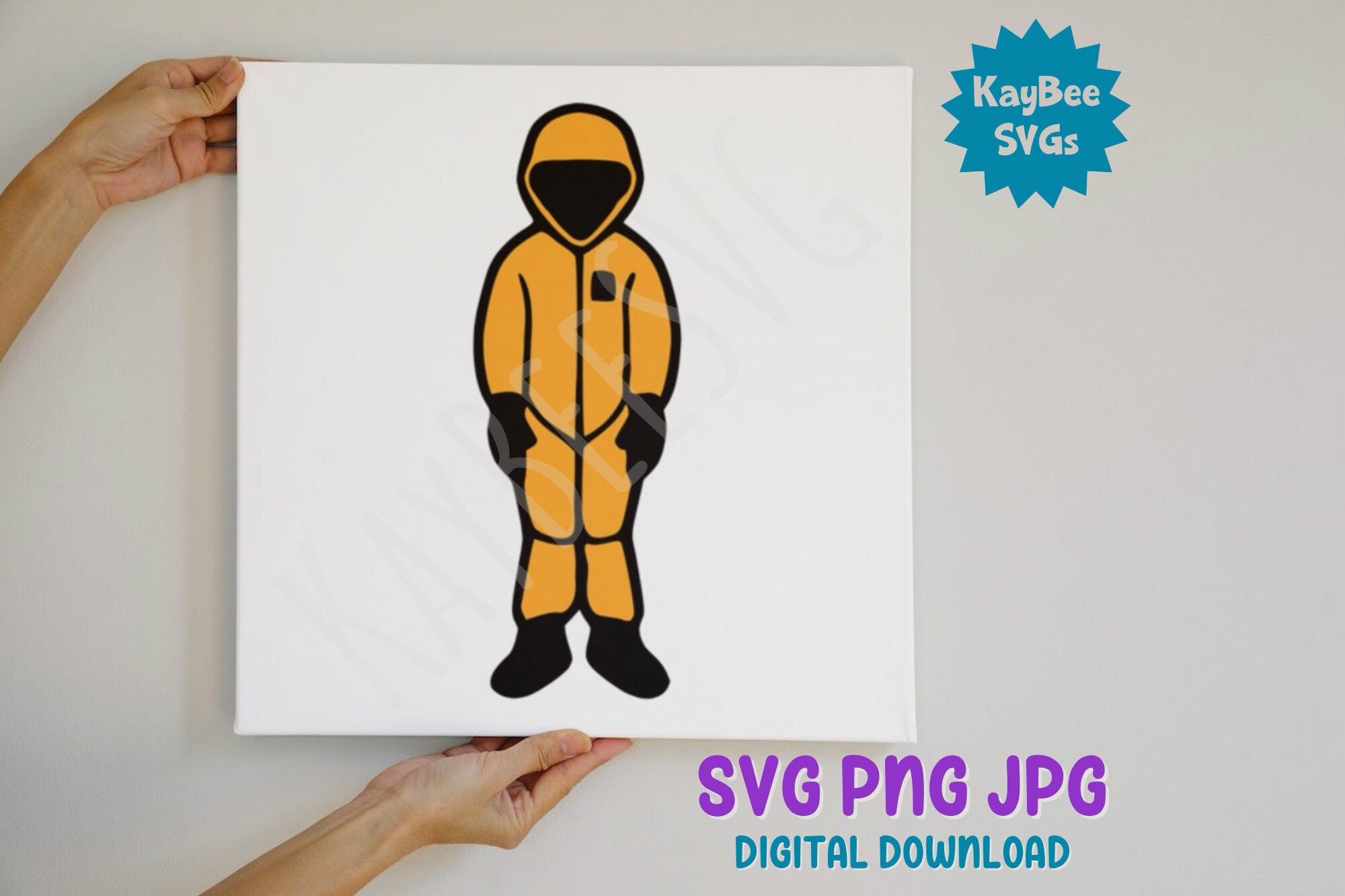 Hazmat Suit SVG PNG JPG Clipart Digital Cut File Download for - Etsy Israel