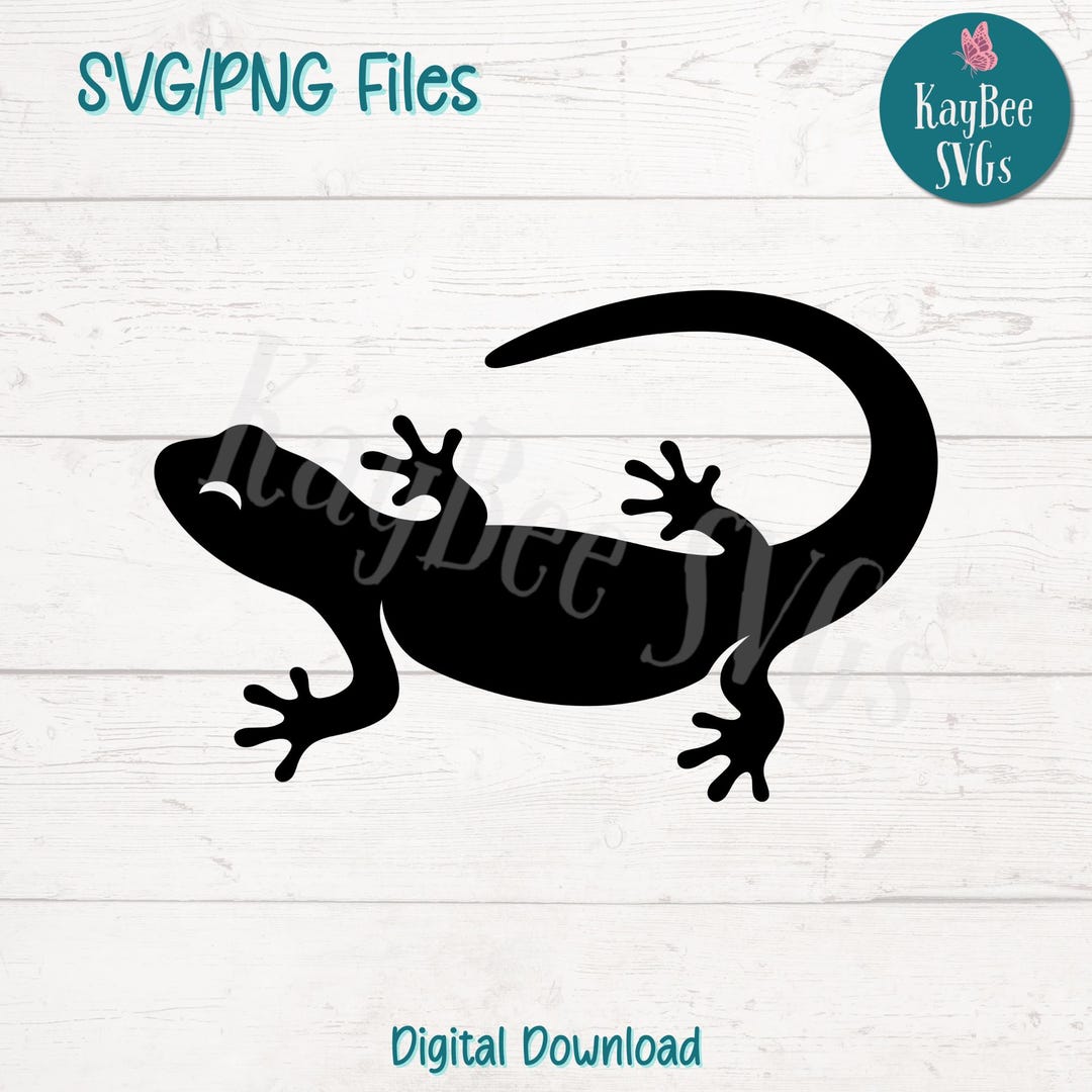 Newt SVG PNG Cut Files for Cricut, Silhouette Digital Download, Laser ...