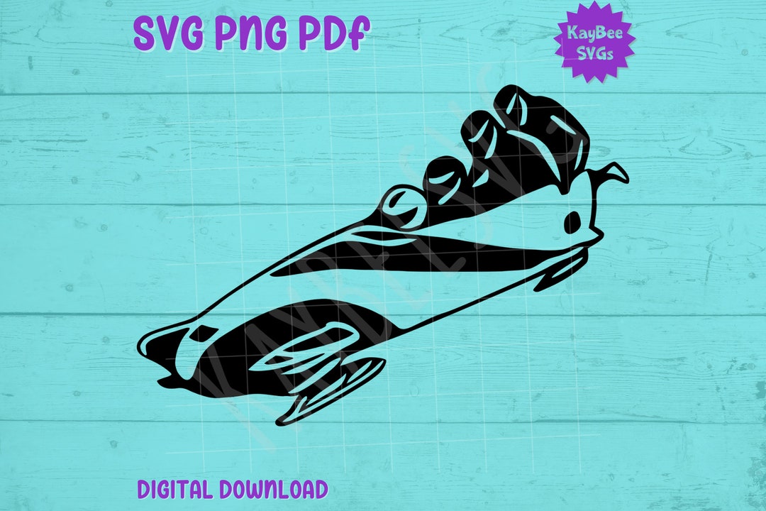 Bobsleigh 4-man Bobsled SVG PNG PDF Clipart Digital Cut File Download ...