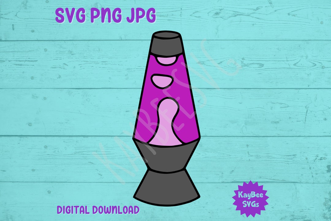 Lava Lamp SVG PNG JPG Clipart Digital Cut File Download for Cricut ...
