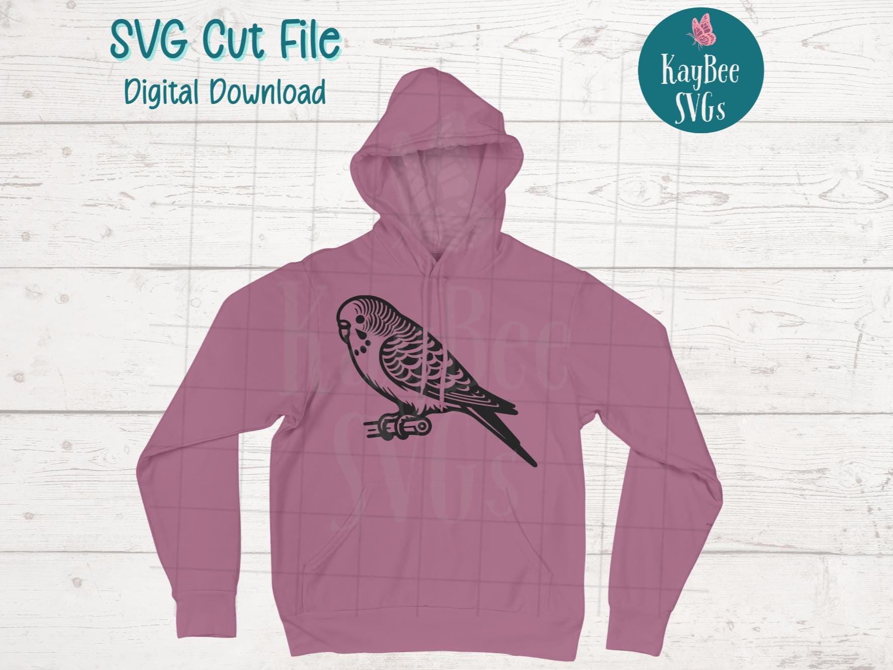 Budgie SVG PNG Clipart Cut Files for Cricut, Silhouette, Laser ...