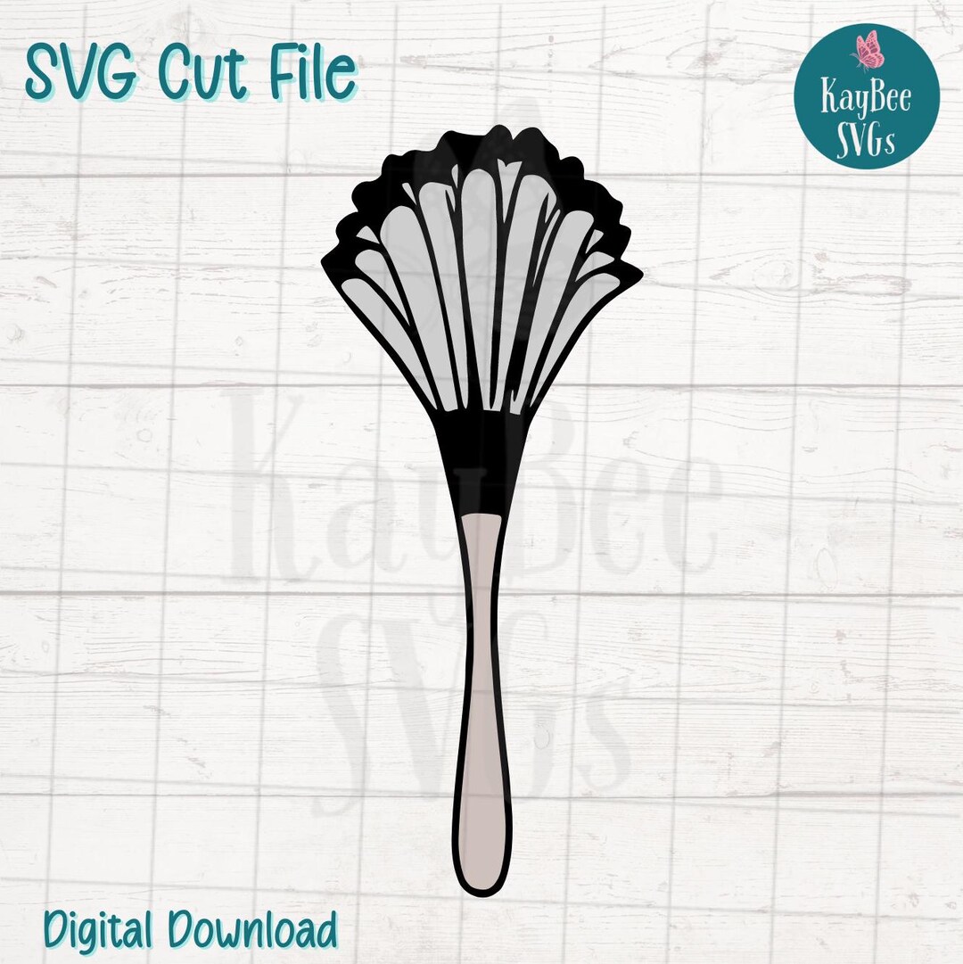 Feather Duster SVG PNG Cleaning Clipart for Maid and Funny Chore Crafts ...