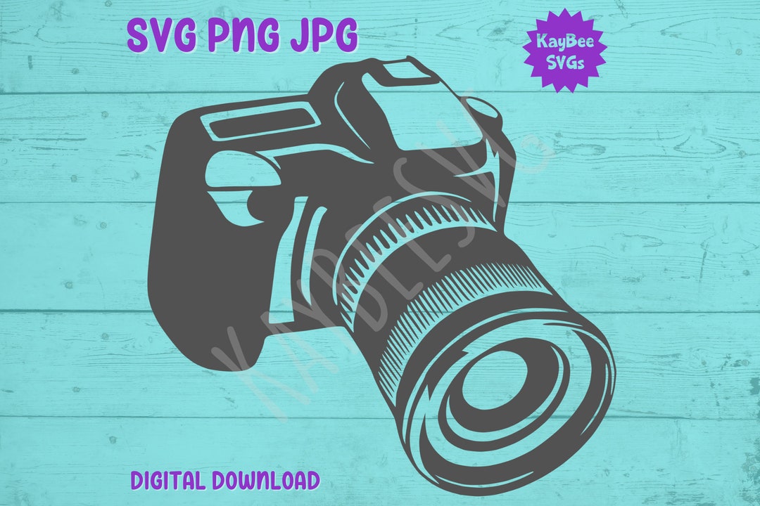 Camera SVG PNG JPG Clipart Digital Cut File Download for Cricut ...