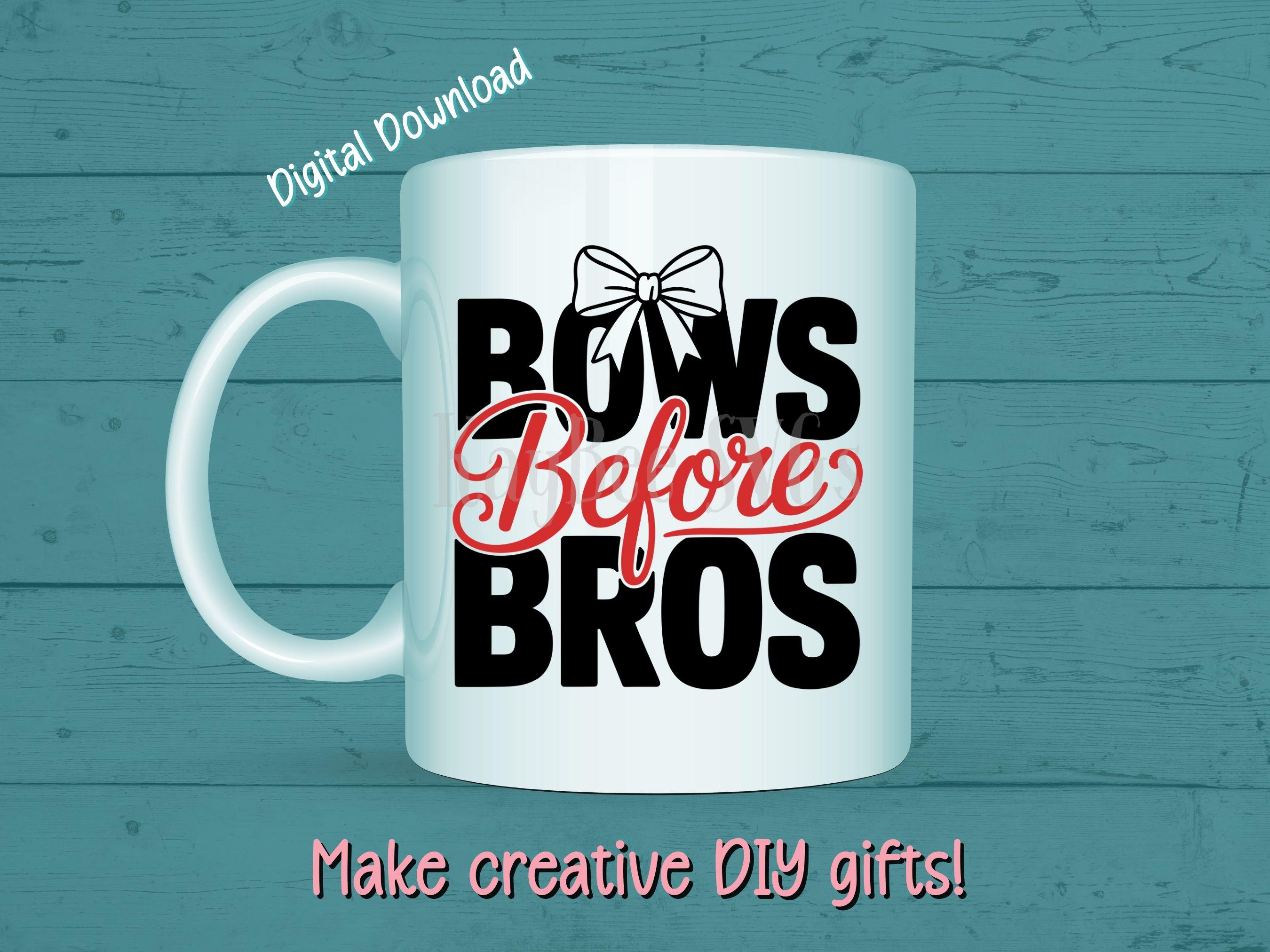 Cheer Bows Before Bros SVG: Clipart Cut Files for Cricut, Silhouette ...