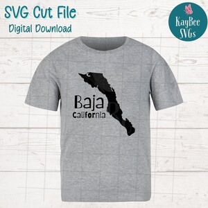 Baja California SVG Cut File for Cricut, Silhouette, Digital Download ...
