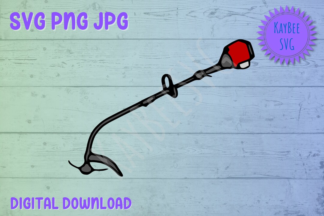 Weed Whacker SVG PNG JPG Clipart Digital Cut File Download for Cricut ...