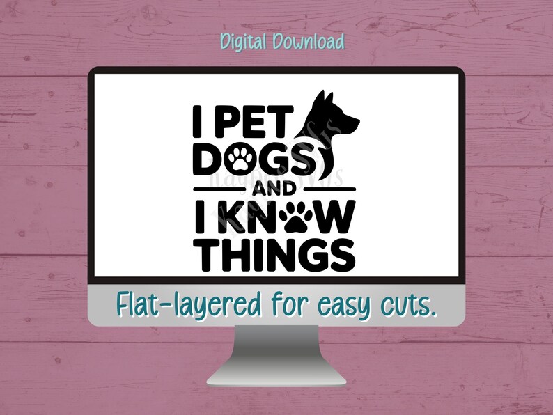 I Pet Dogs SVG PNG Clipart Cut Files for Cricut, Silhouette, Laser ...