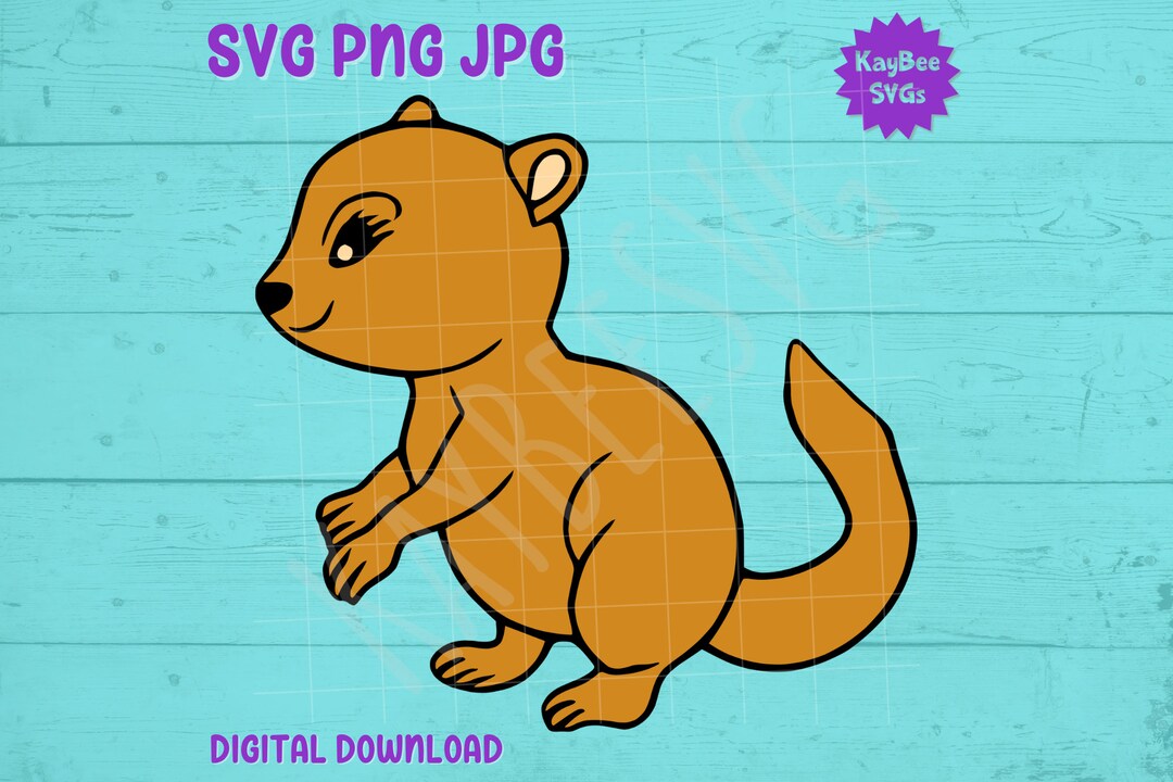 Mongoose SVG PNG JPG Clipart Digital Cut File Download for - Etsy Portugal