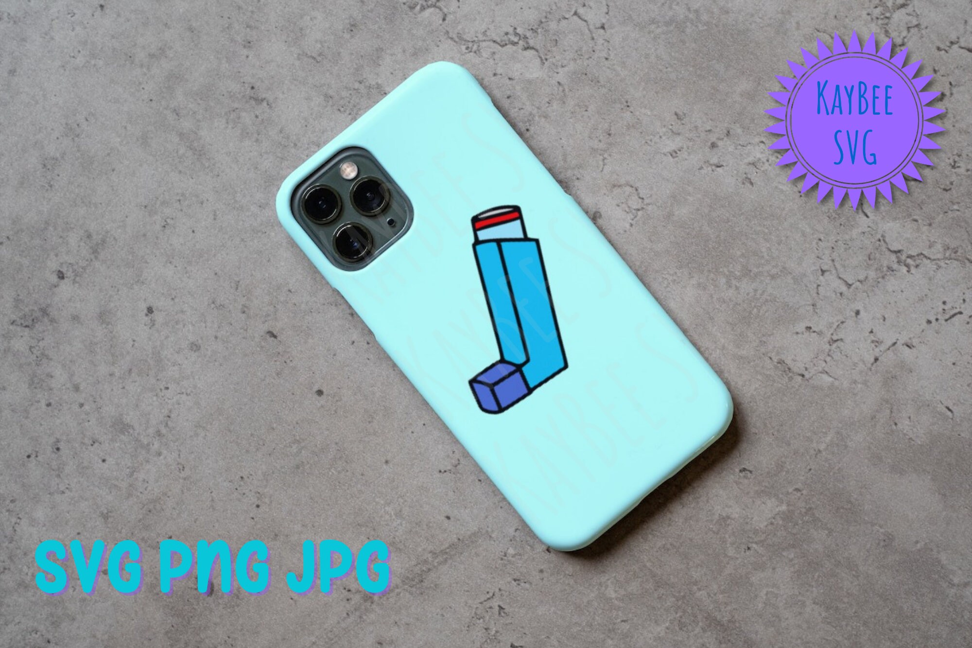 Asthma Inhaler SVG PNG JPG Clipart Cut File Download for - Etsy