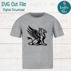 Griffin SVG Cut File for Cricut, Silhouette, Digital Download ...