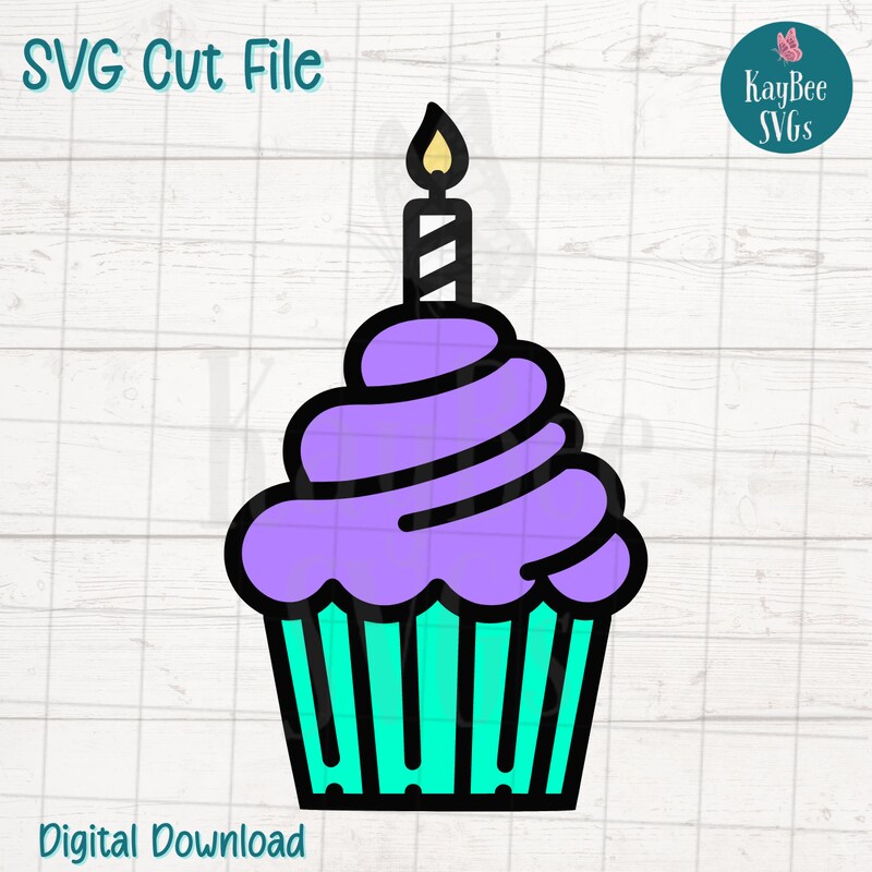 Cupcake Svg - Etsy